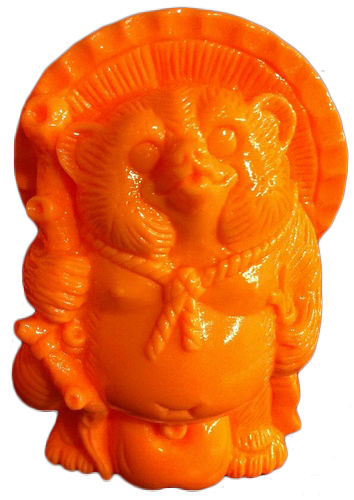 Mini Tanuki - Unpainted Orange created by Real X Head (Mori Katsura)