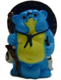 Mini Tanuki - Blue created by Real X Head (Mori Katsura)