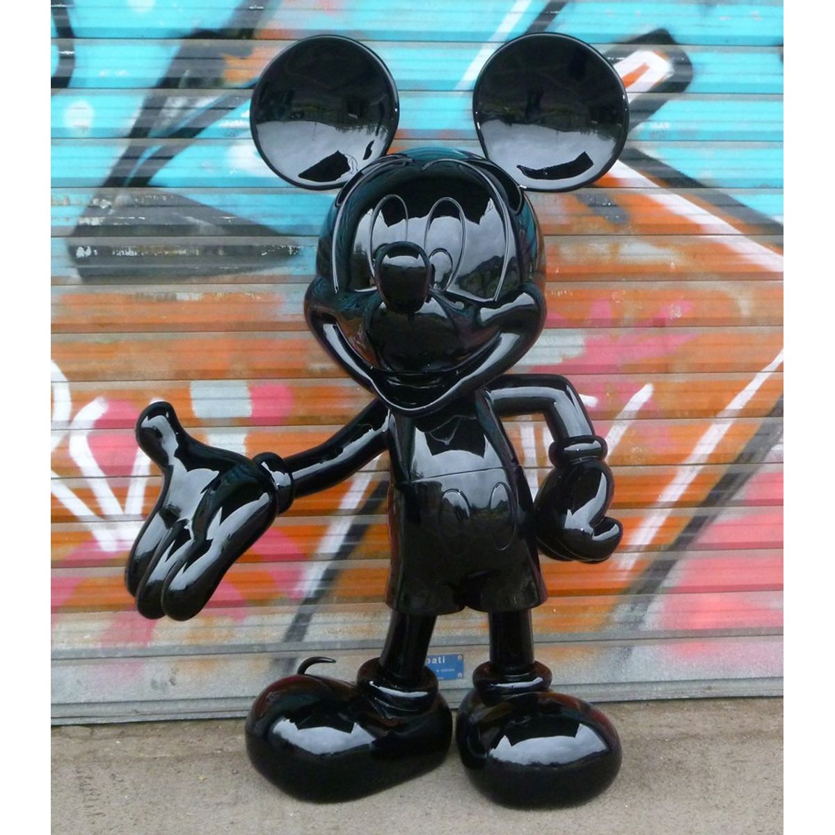 57" Life Size Black Mickey Mouse created by Disney, Leblon Delienne