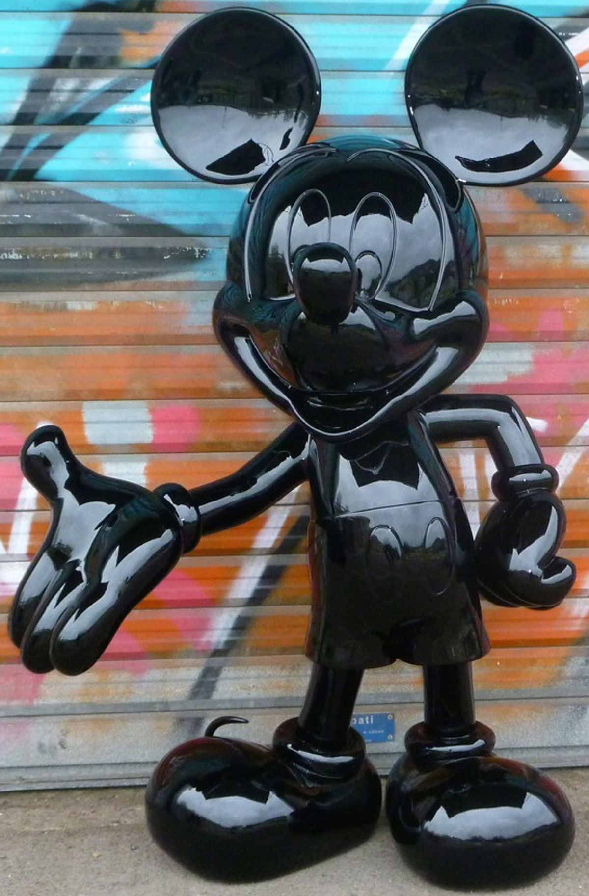 57" Life Size Black Mickey Mouse created by Disney, Leblon Delienne