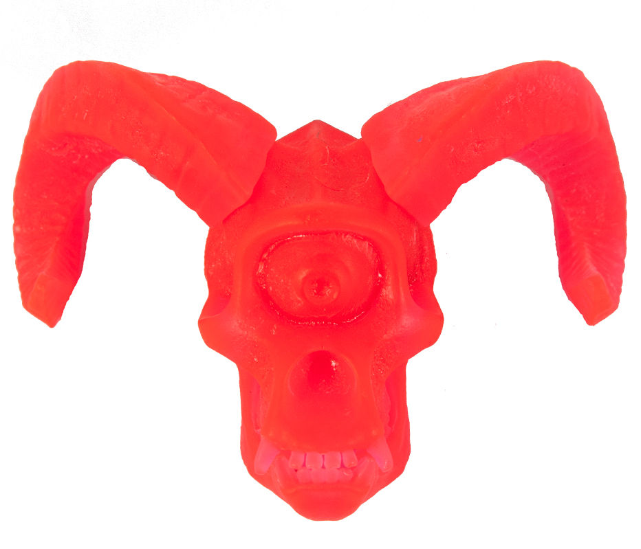 NYCC GHOST CAVE: SATAN CYCO SIMON SKULL (RED) created by Dave Bondi ...