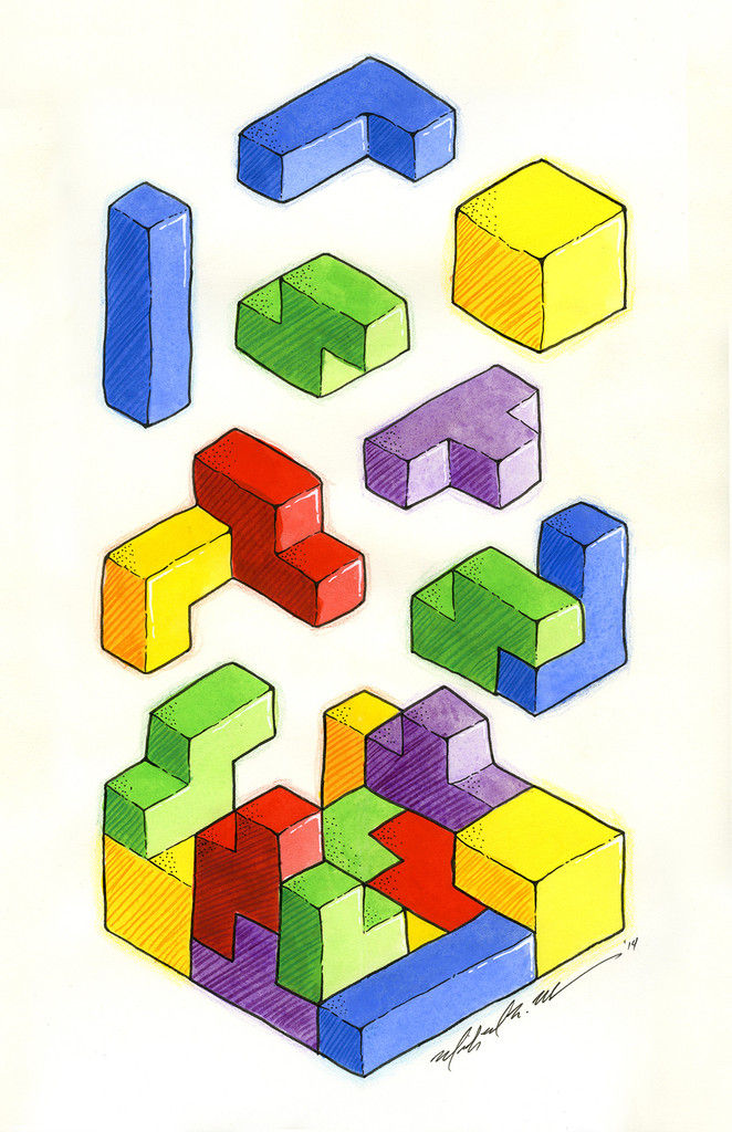 Tetrominoes created by Mikey Mann
