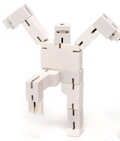 Cubebot Ninjabot - white created by David Weeks
