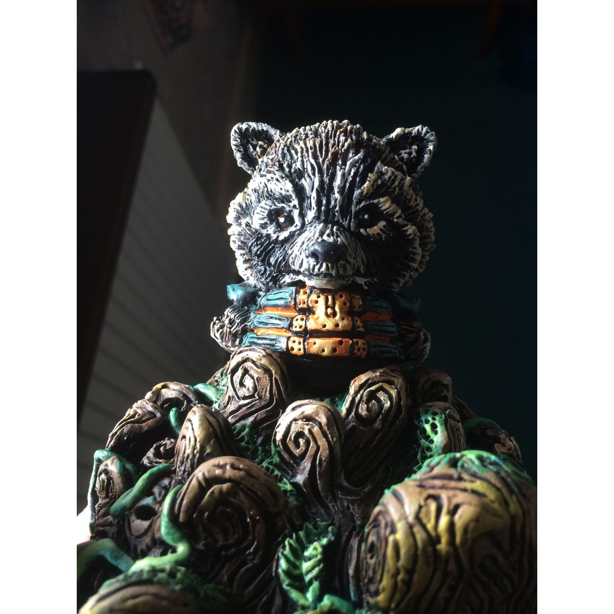 Groot/Rocket Custom Munny created by Evan Viloria