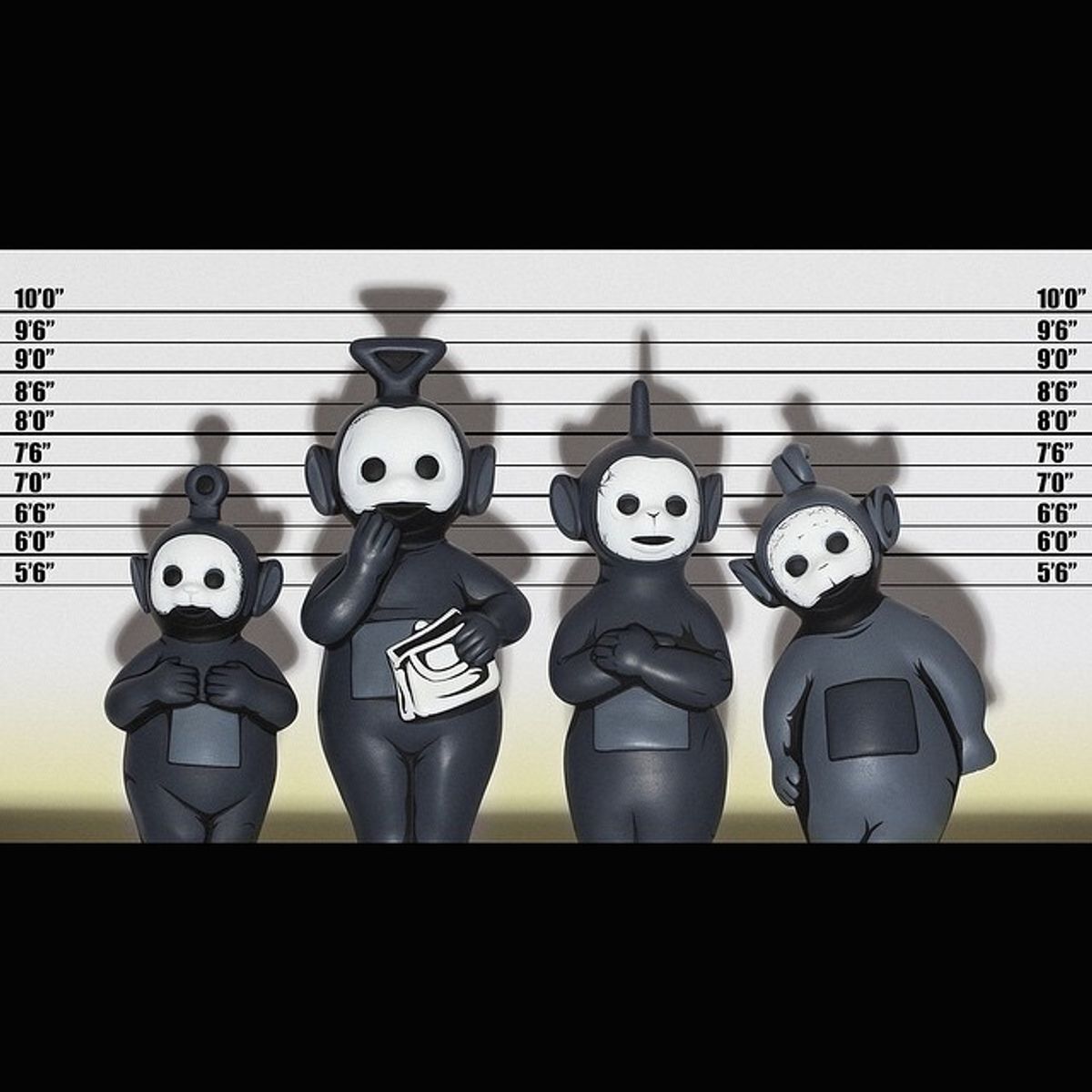 Teletubbies x Joy Division 'Atmosphere' set created by Jon-Paul Kaiser