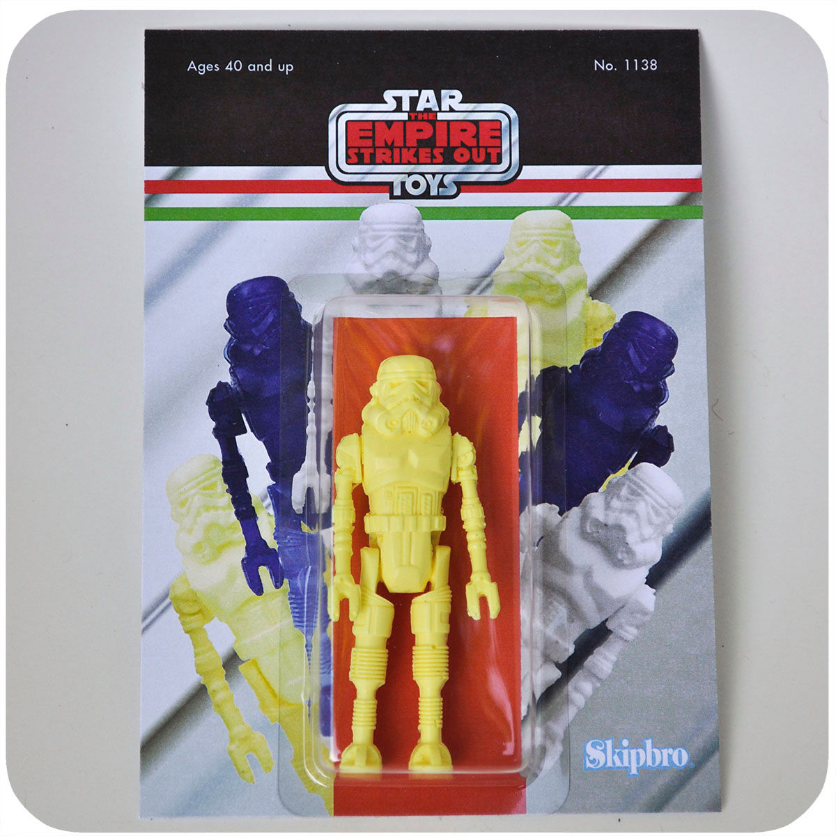Imperial Battle Droid (Yellow) created by SkipBroToys