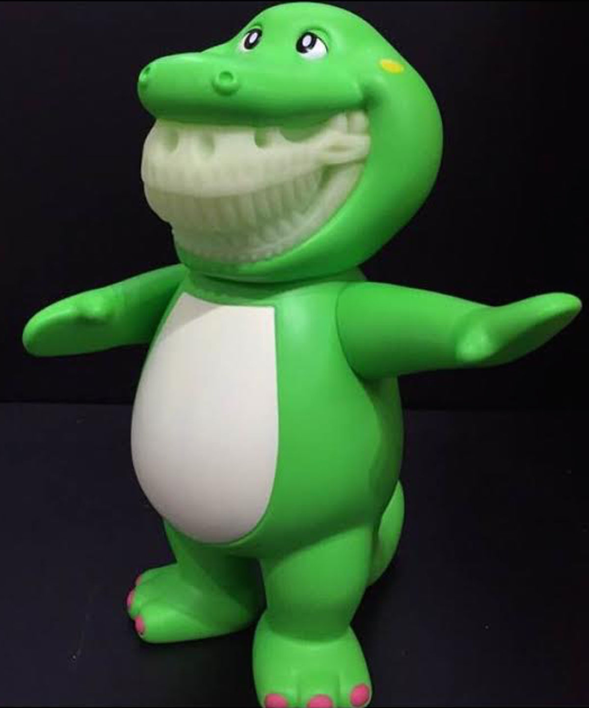 BARNEY GRIN - JPS Bubble B-Rex Grin Player 1 ( JPS EDITION ) ( GID Grin ...