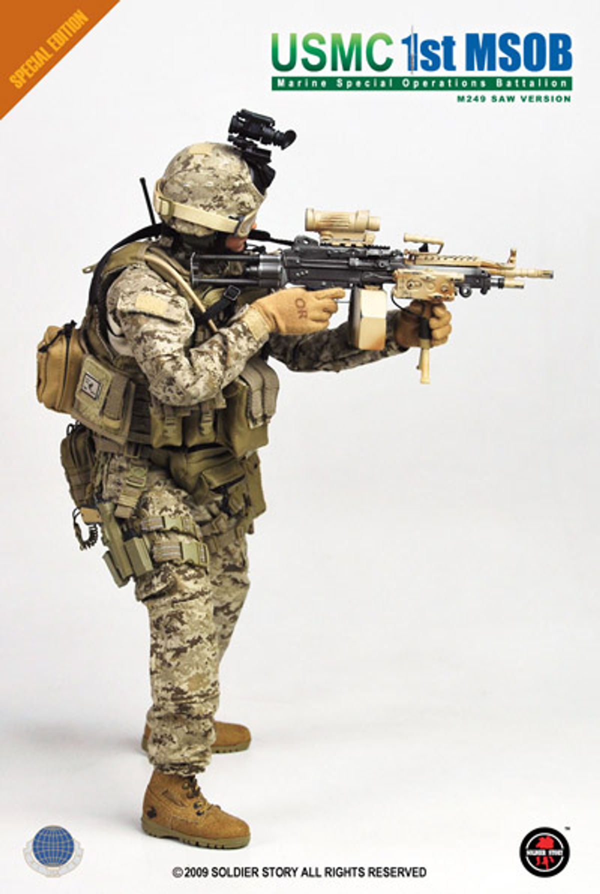 USMC 1st MSOB M249 SAW Version - SS-024 created by Soldier Story