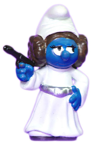 Princess Smurfette Organa created by Greg Aronowitz