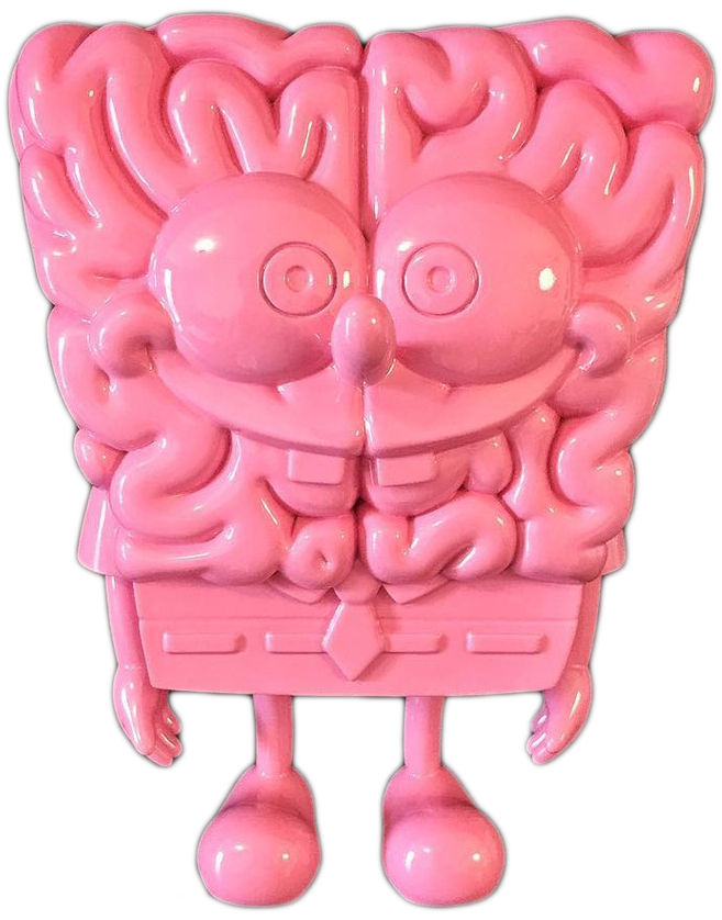 Classic Pink Sponge Brain created by Emilio Garcia