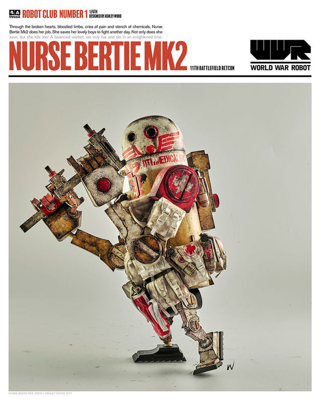NURSE BERTIE Mk2 created by Ashley Wood