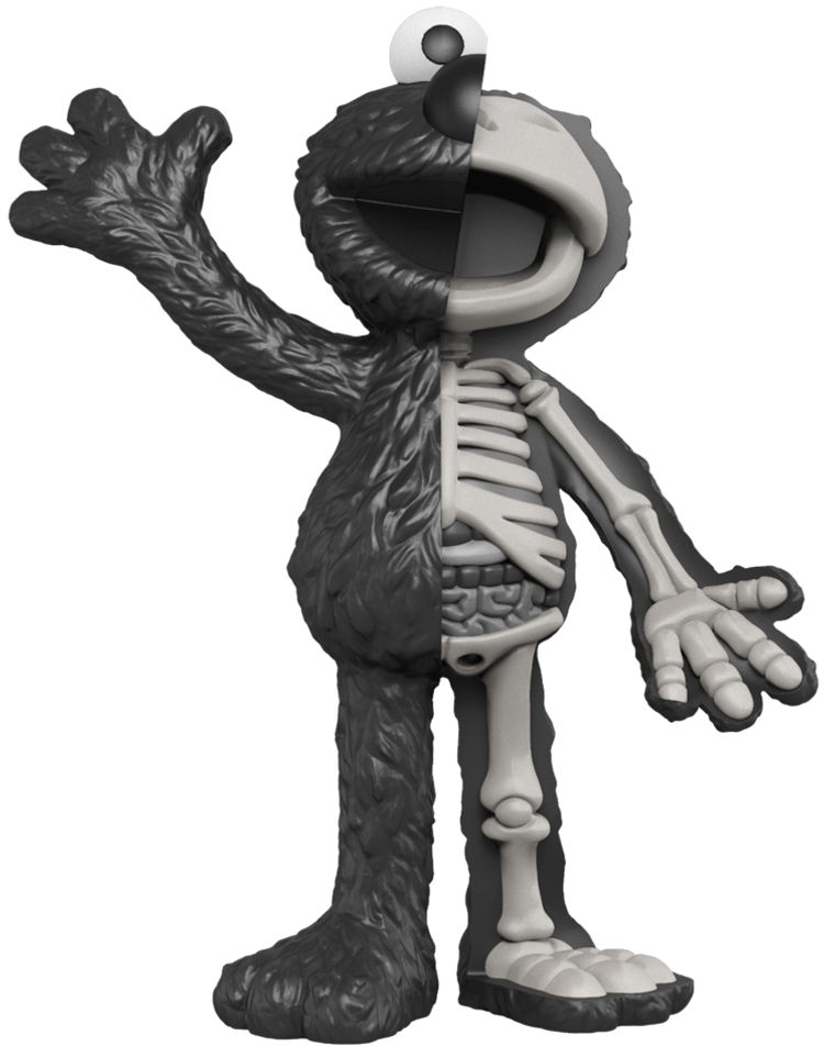 XXRay Plus : 9" Bert created by Jason Freeny, Jim Henson