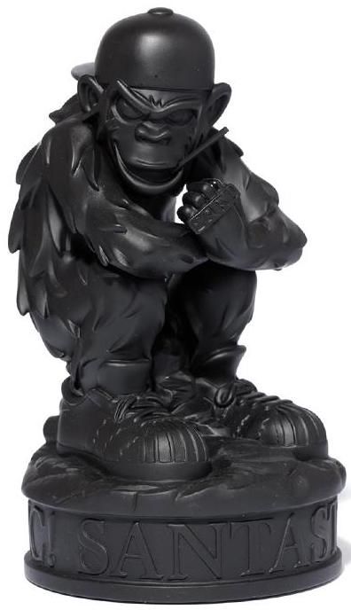 Black B-Saru Statue created by Santastic (Santa Inoue)