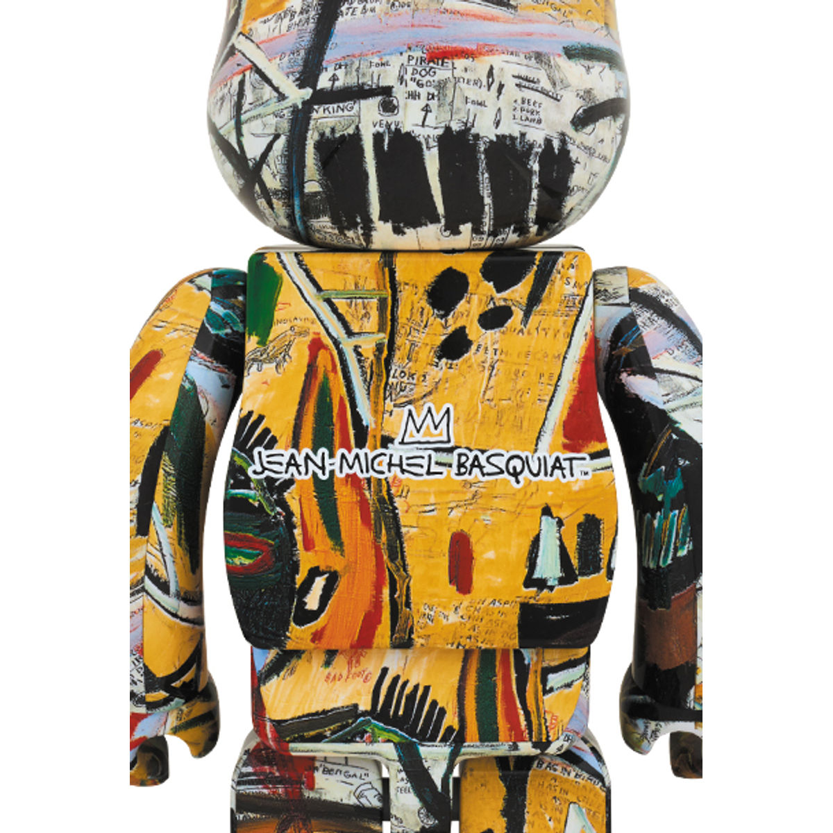 100% + 400% Jean-Michel Basquiat #1 Be@rbrick (Set) created by Jean ...