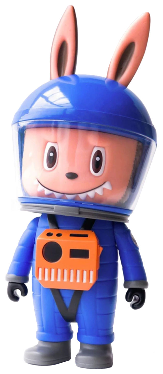 Blue Labubu Astronaut created by Kasing Lung