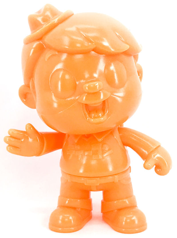 Orange Sofubi Vincent (DCon 2019) created by Klim Kozinevich