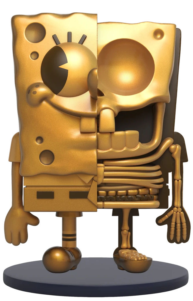 XXRay Spongebob Squarepants : Gold Spongebob (Chase) created by ...