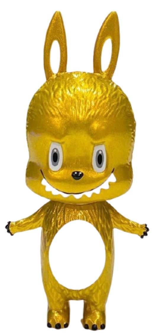 Gold Labubu created by Kasing Lung