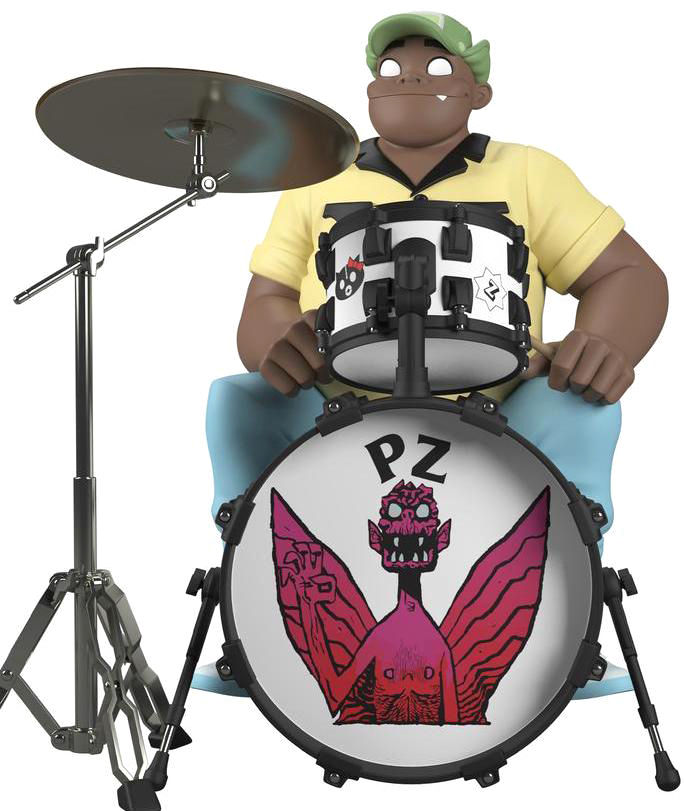 Song Machine Russel : Gorillaz created by Jamie Hewlett
