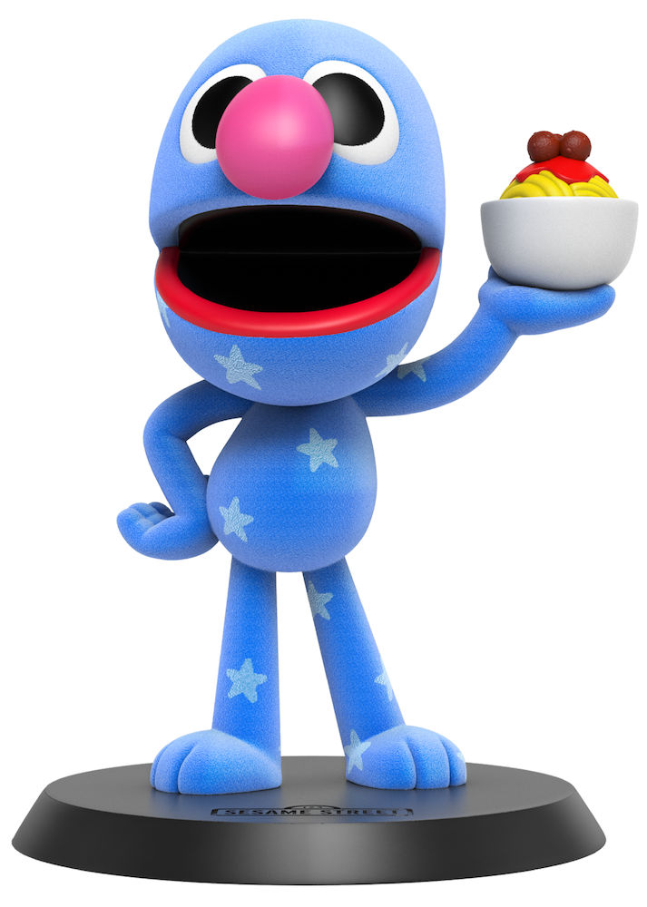 Grover Furr Fwenz Chase created by Jim Henson