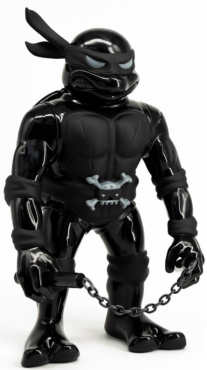 Unbox in Black : TMNT Michelangelo created by Real X Head (Mori Katsura)