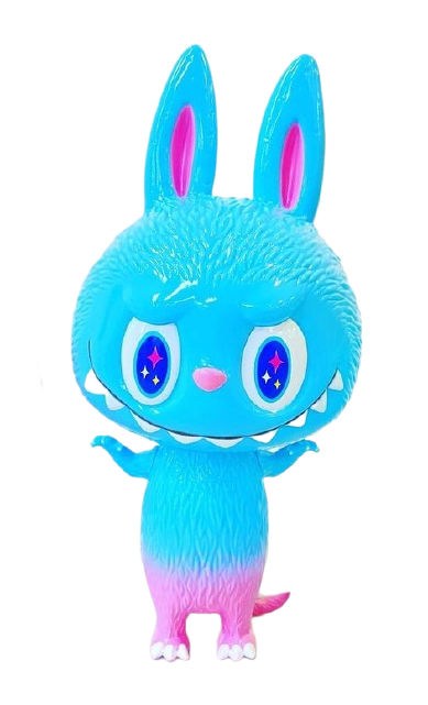 Flourescent Blue Labubu created by Kasing Lung
