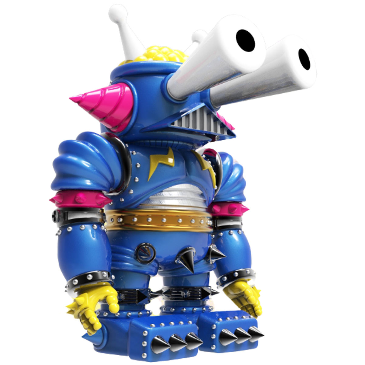 Samurai Blue Robot ZZZ created by Jolim
