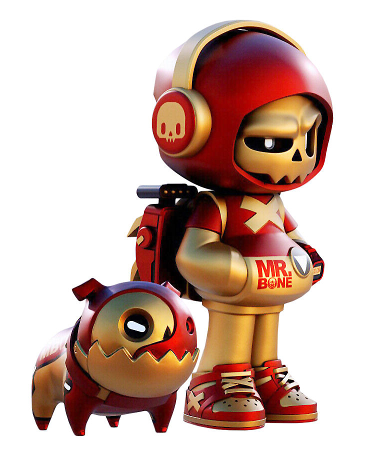 Mr Bone Metal Brothers A (Iron Man) created by D.A.T. Studio