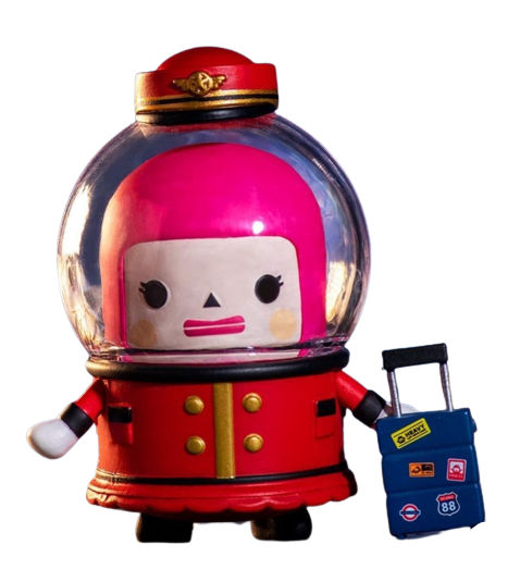 Cabin Crew Bean created by Ricky Lai