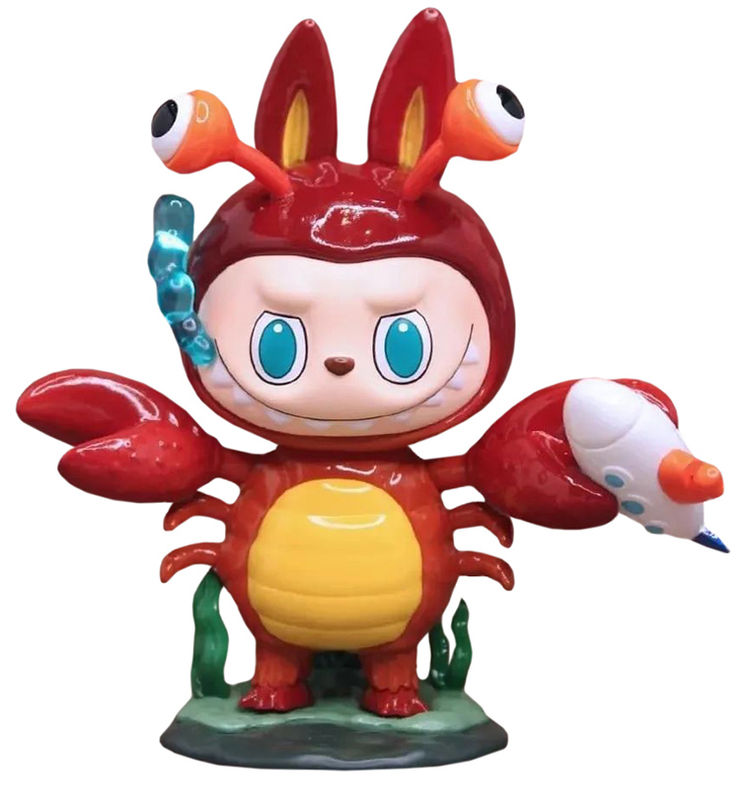 Sea Monster Labubu created by Kasing Lung