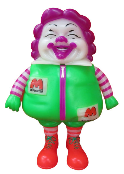 Black Light Magic Green Mc Supersized created by Ron English