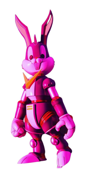 Pink Bugs Bunny created by Looney Tunes, Kenth Toy Works