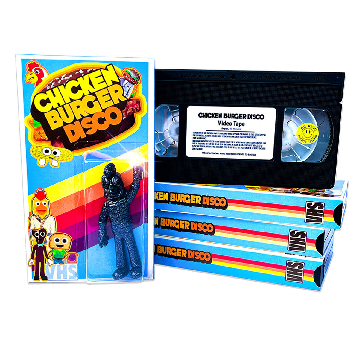 ChickenBurgerDisco Figure & VHS created by Chicken Burger Disco