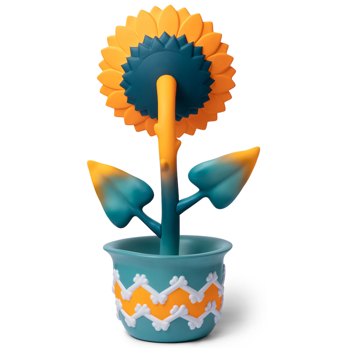 Atomic Orange Charlie Grin Sunflower (+NFT) created by Ron English