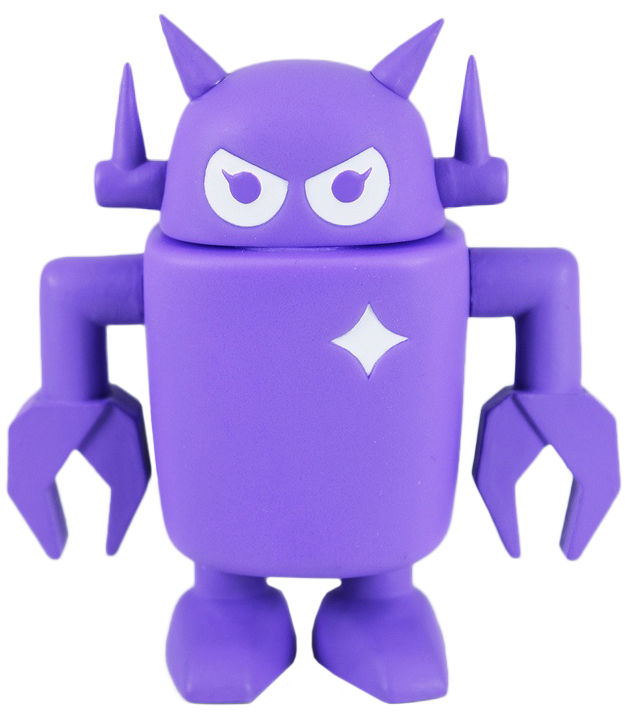 Purple Big Boss Robot created by Eric Nakamura