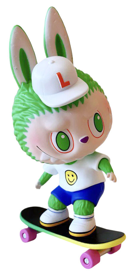 Skateboard Labubu created by Kasing Lung
