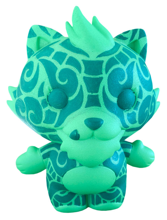 Jade Relic Grandpa Cat created by Chris Dokebi