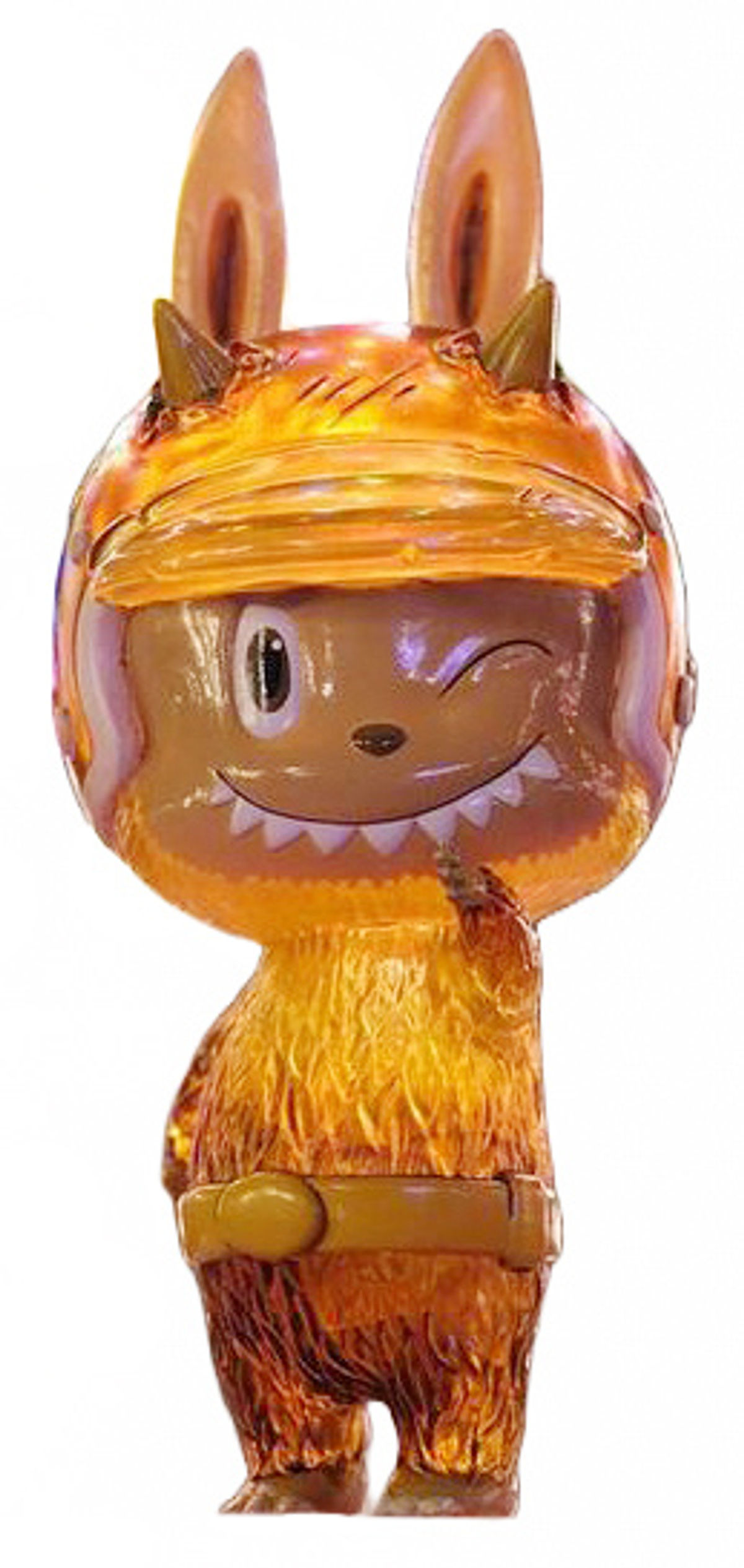 Labubu Hug Hug Cat Clear Version created by Shon Side, Kasing Lung