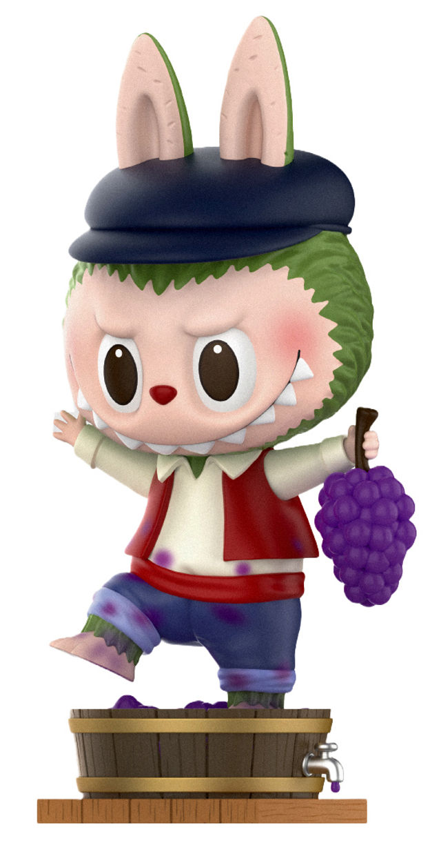 Grape Labubu created by Kasing Lung