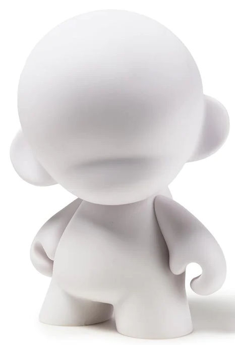 7" White DIY Mini Munny created by Kidrobot