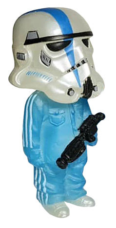 Mini GID Blue Trooper Boy created by Imagine Nation Studios