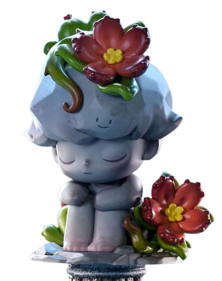 Maneater Flower on a Statue Dimoo (Secret Figure) created by Dimoo ...